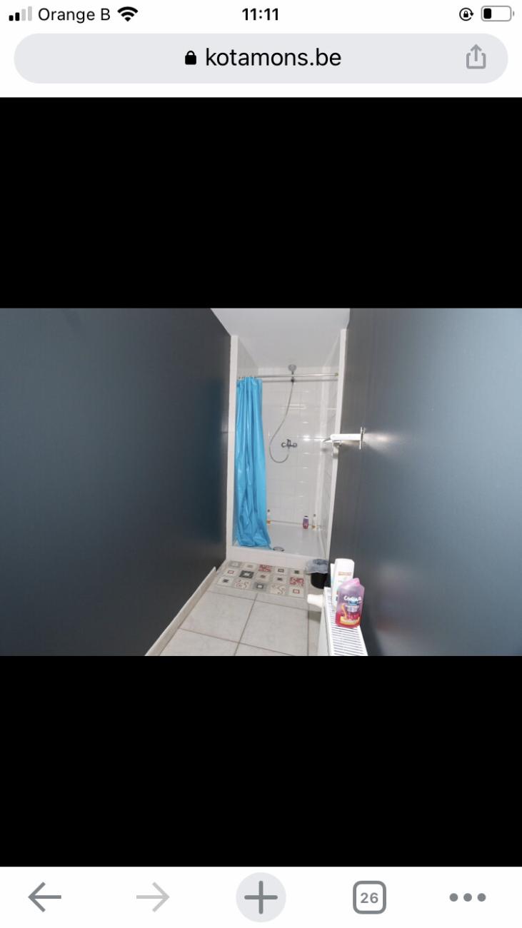 Kot 17 m² Rue de Nicoles à Boussu